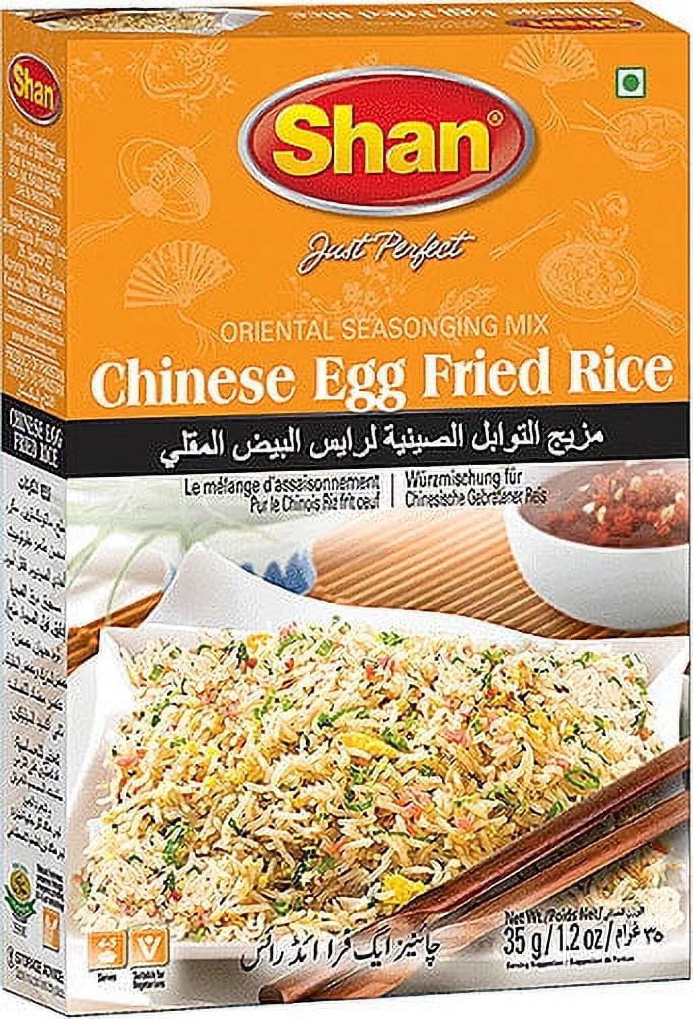 Shan Oriental Recipes - Chinese Egg Fried Rice Spice Mix 40 gm pack ...
