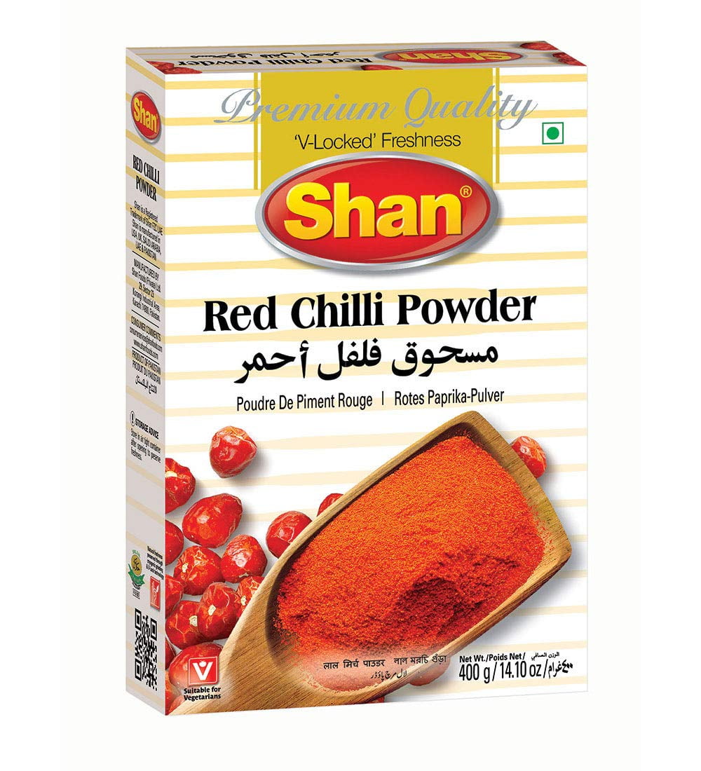 Shan Red Chili Powder 14.10 oz (400g) – Authentic Indian Spices Premium ...