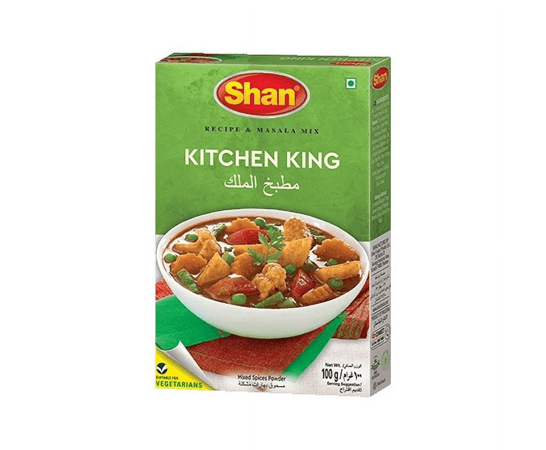 Shan Seasoning Mix Kitchen King Masala 100g - Walmart.com