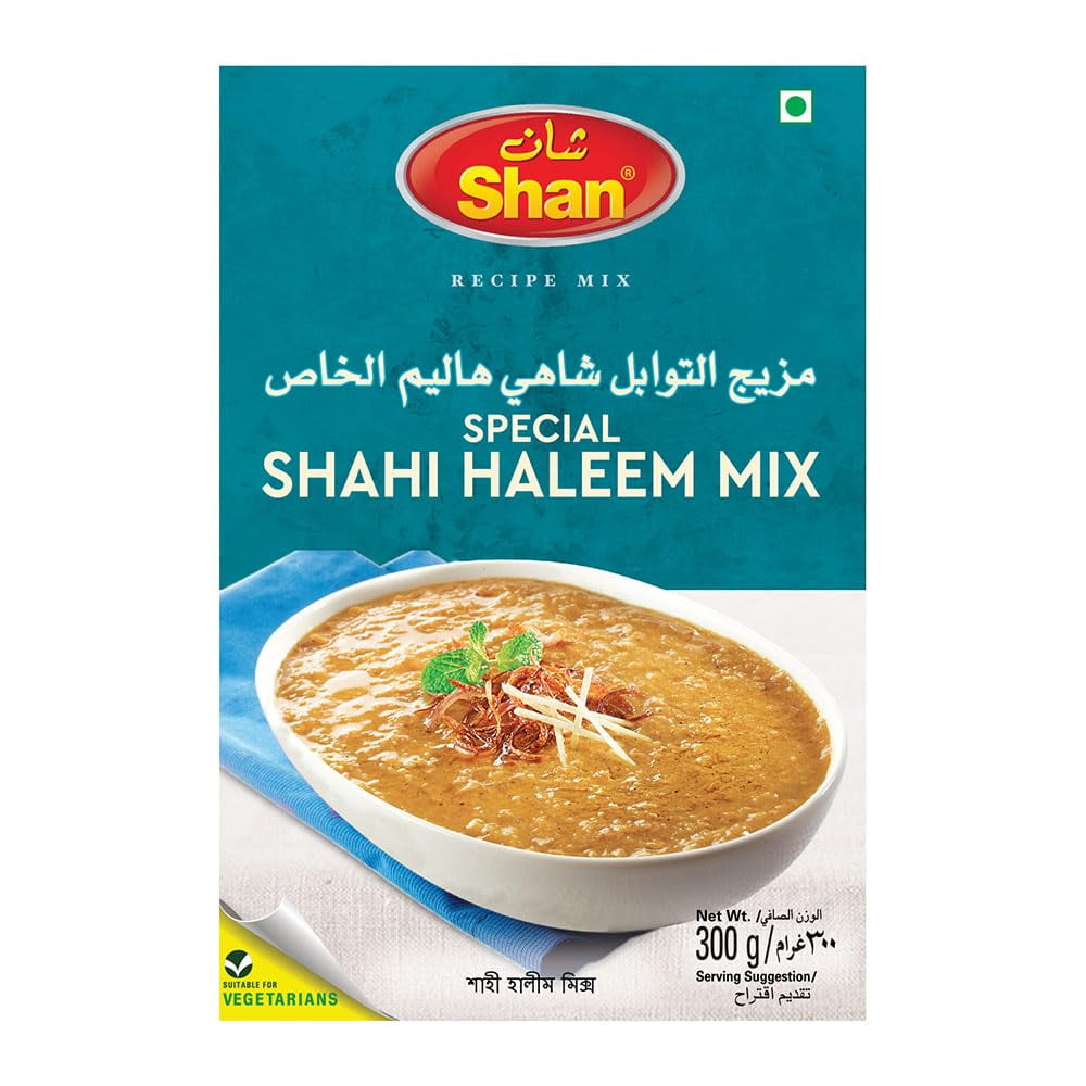 Shan Shahi Haleem Recipe BCF26 Mix 10.5 oz (300g) - Spice Powder for ...