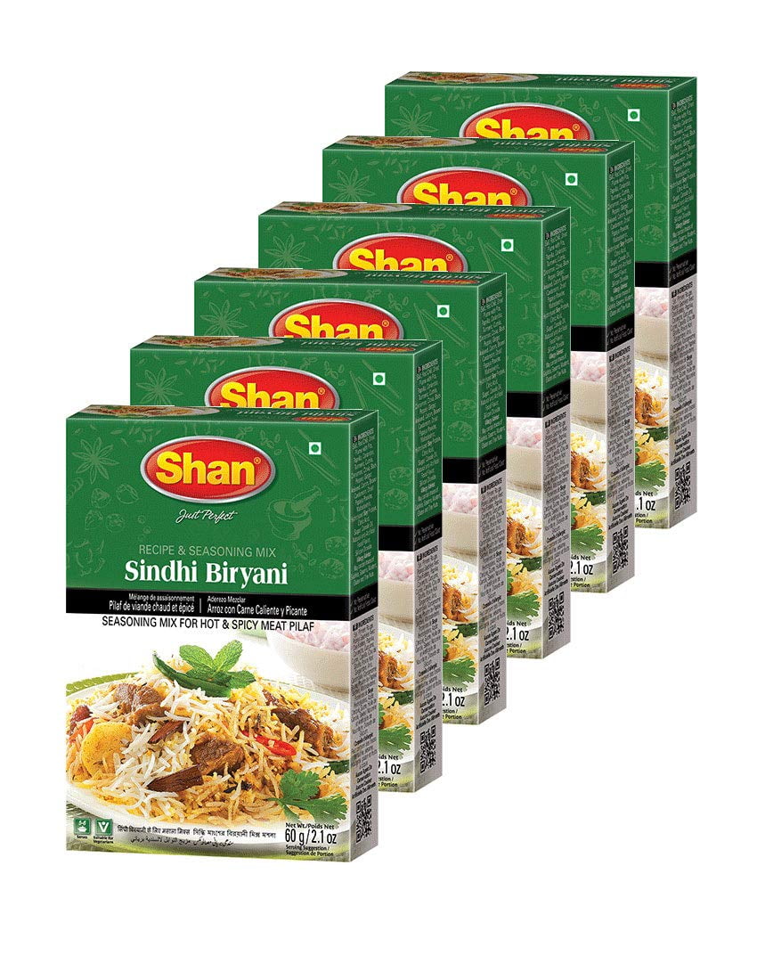 Shan Masala Packet - Sindhi Biryani Recipe & Seasoning Mix - 60g Spice ...