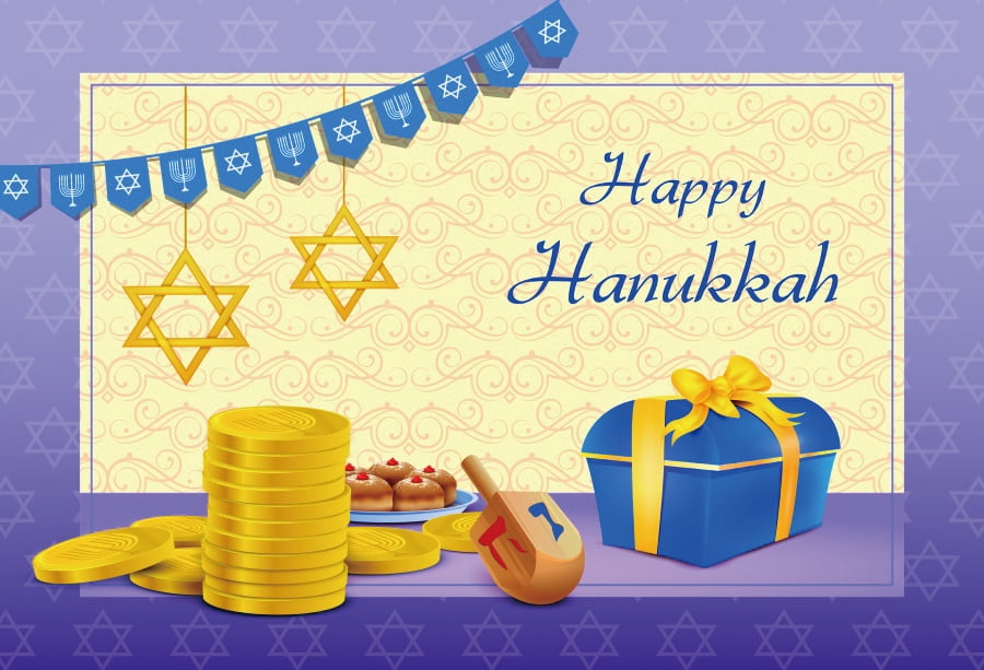 Shana Tova Happy Rosh Hashanah Backdrop Delicious Food Jewish New Year ...