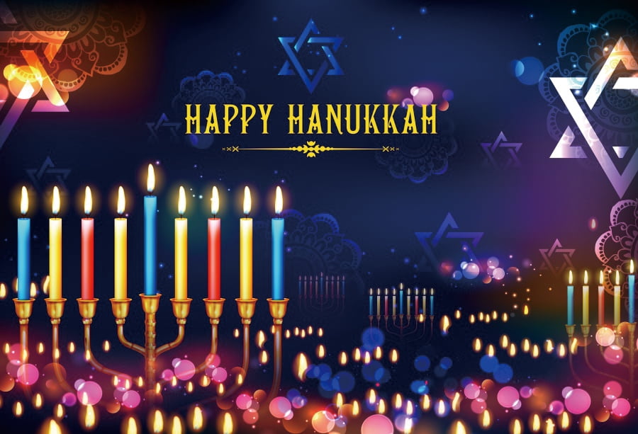 Shana Tova Happy Rosh Hashanah Backdrop Delicious Food Jewish New Year ...