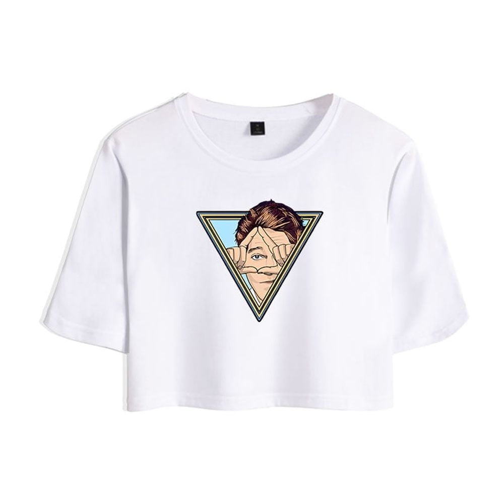 Shane Dawson Merch All Seeing Eye Portrait Crop Top Midriff-Baring T ...