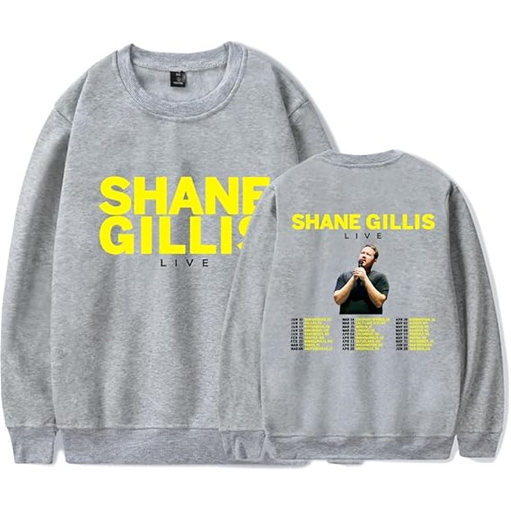 Shane Gillis Live 2025 Tour Merch Long Sleeve Classic Sweatshirt Men's ...