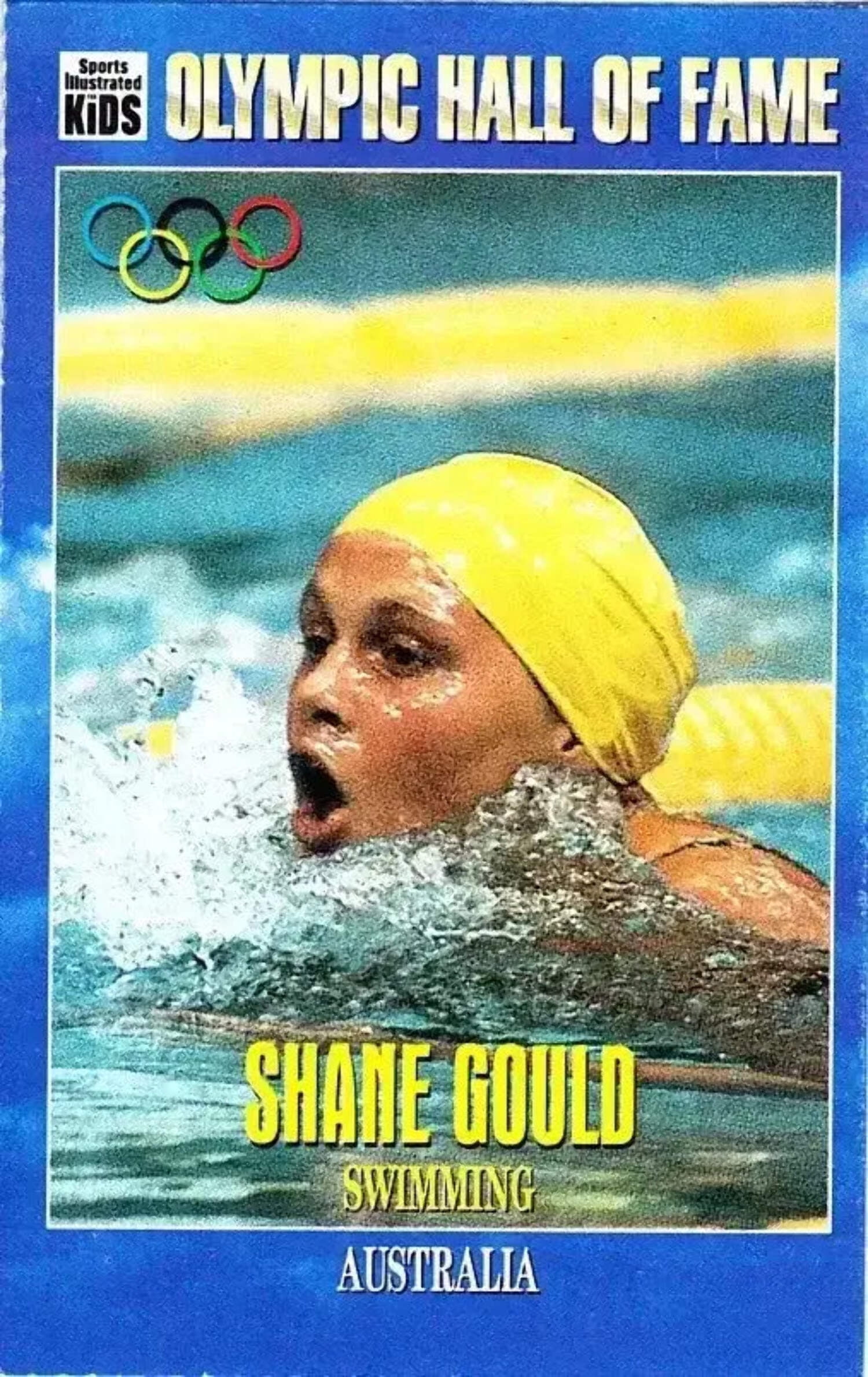 Shane Gould Olympic Hall of Fame 1996 Sports Illustrated for Kids card ...