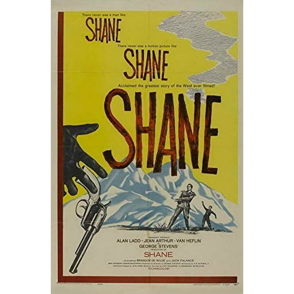 Shane Poster Movie (1966) (Style B) - Walmart.com