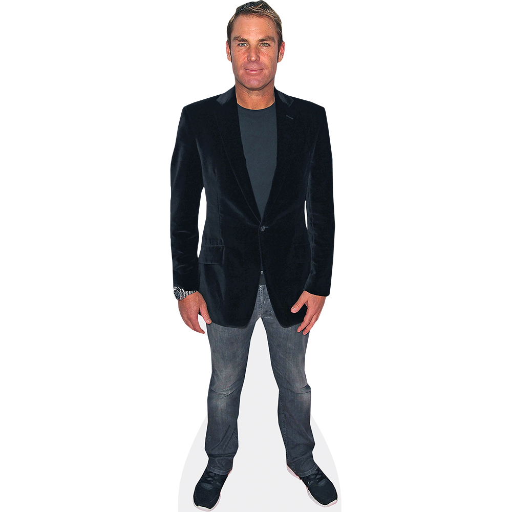 Shane Warne (Grey Jeans) Mini Size Cutout. Standee. - Walmart.com