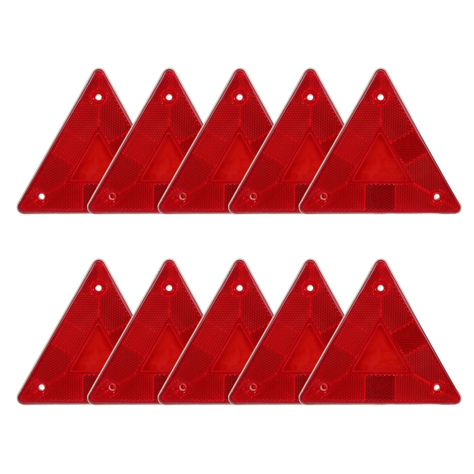 10PCS Truck Night Driving Tail Warning Sign Triangle Warning Frame ...