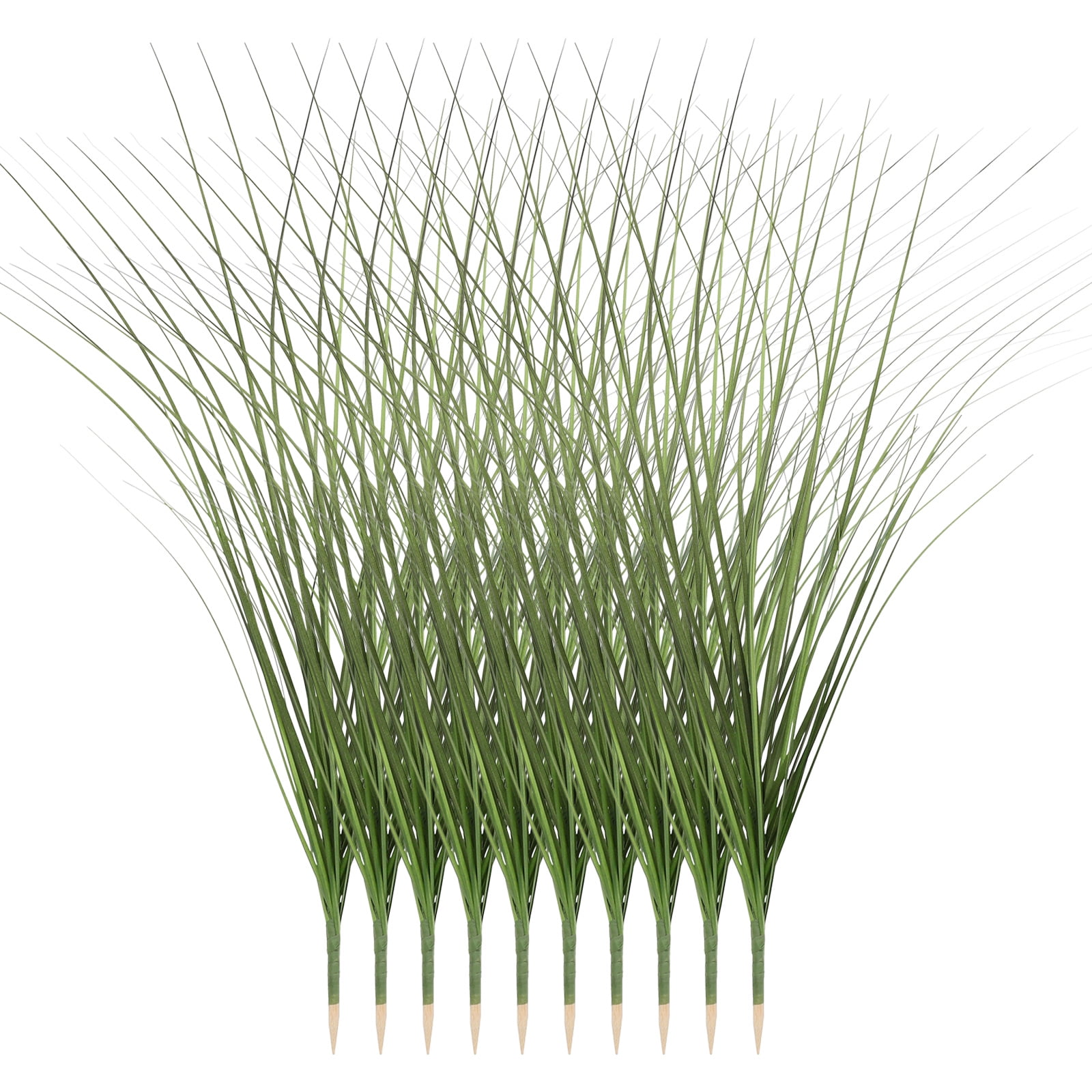 Shangfeng 10pcs Artificial Grass Plants Artificial Greenery Stems Fake ...