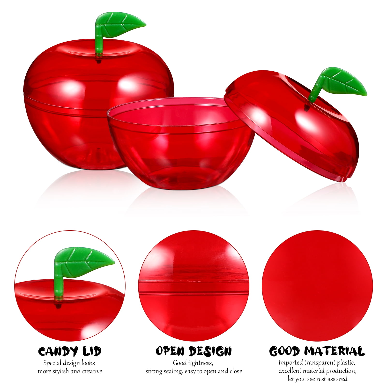 Shangfeng 12 Pcs Containers Candy Boxes Plastic -shape Decorative ...