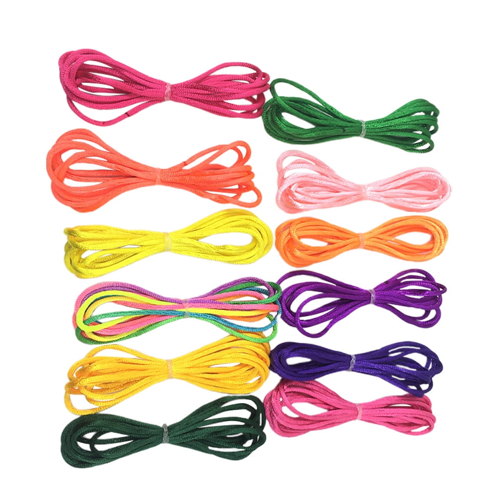 Shangfeng 12pcs Rainbow Finger Rope Fumble Finger Thread Rope Funny ...