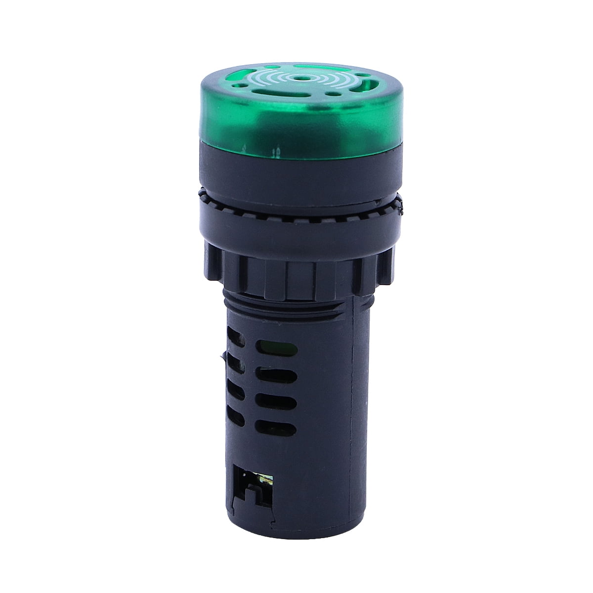 Shangfeng 24V Small LED Signal Lamp Indicator Light Buzzer Alarm (Green ...