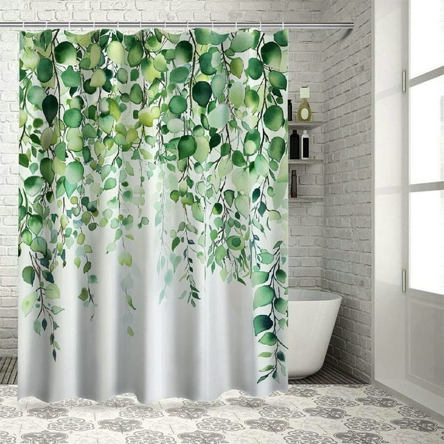 Shangniulu Beautiful Floral Shower Curtain For Your Bathroom Stylish