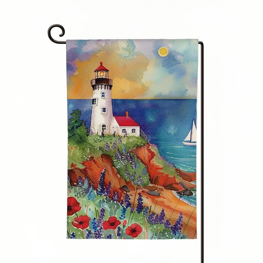 Shangniulu Chatham Light summer Flag 12x18 Inch Double Sided summer ...