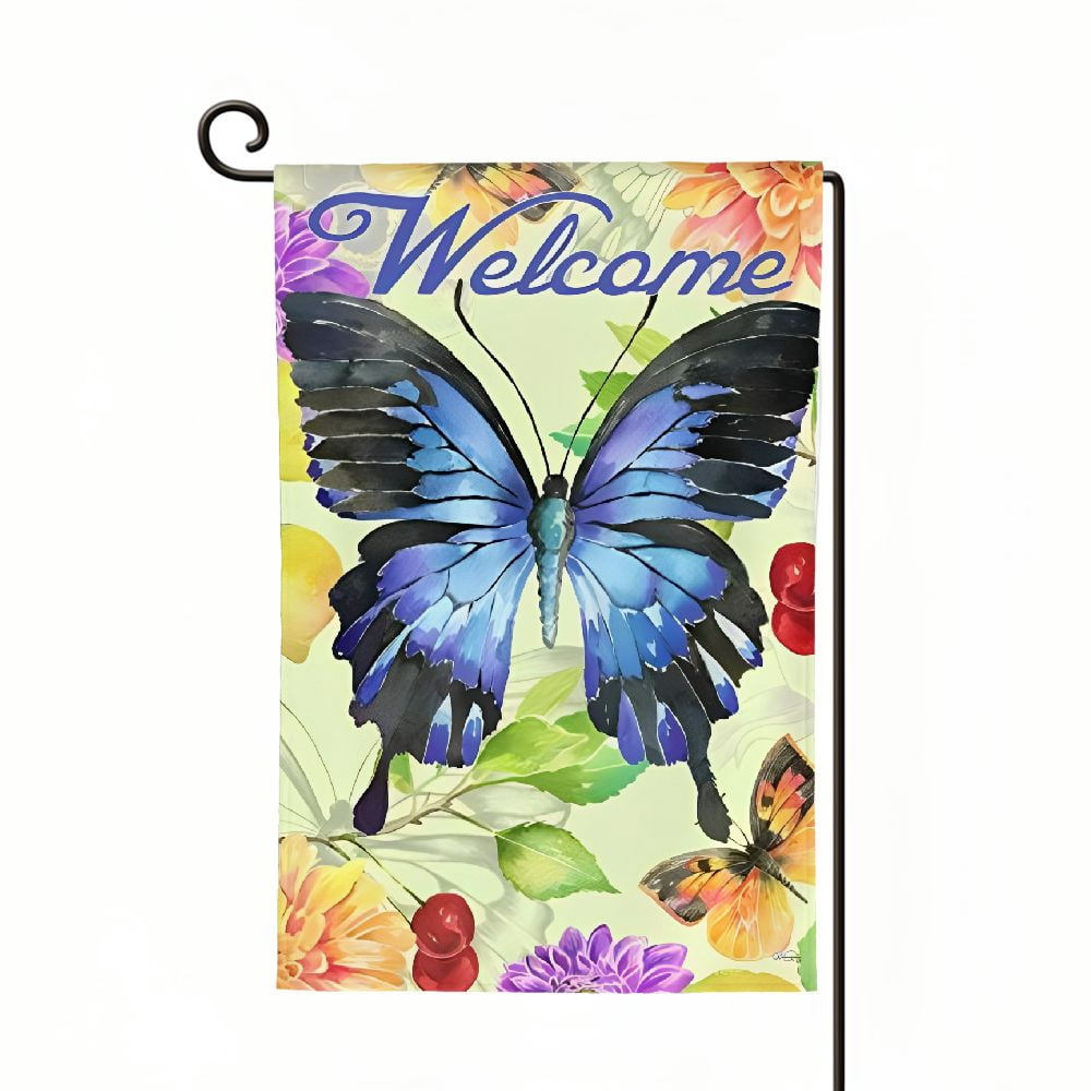 Shangniulu Colorful Butterfly Butterfly Flag Double Sided Butterfly ...