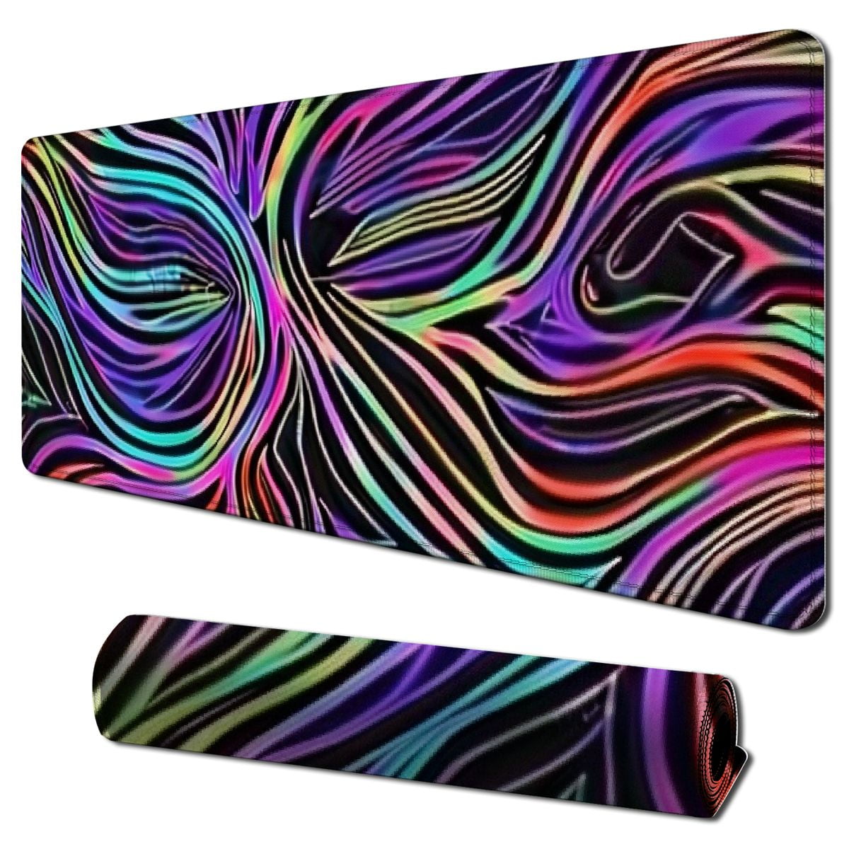 Shangniulu Colorful Star Line Large Mouse Pad, Extended Gaming Mousepad ...