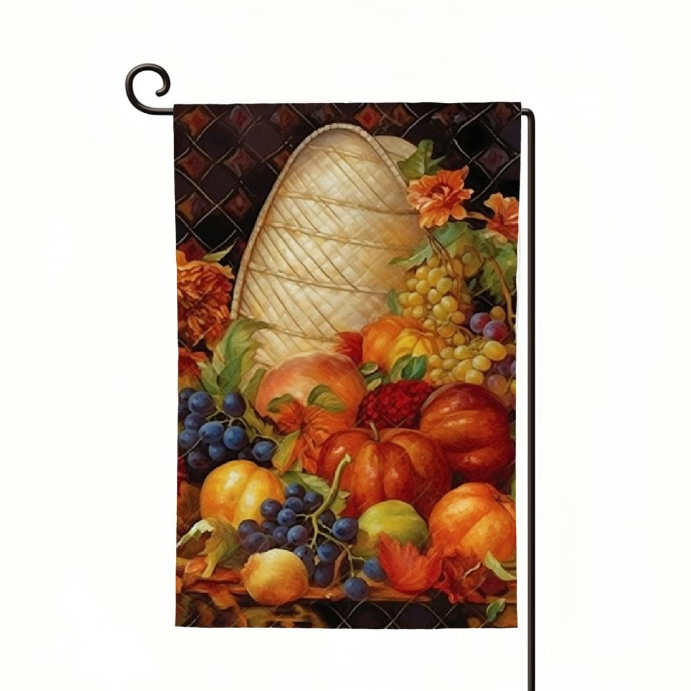 Shangniulu Fall Welcome Flags Seasonal Garden Flags Vertical Double ...