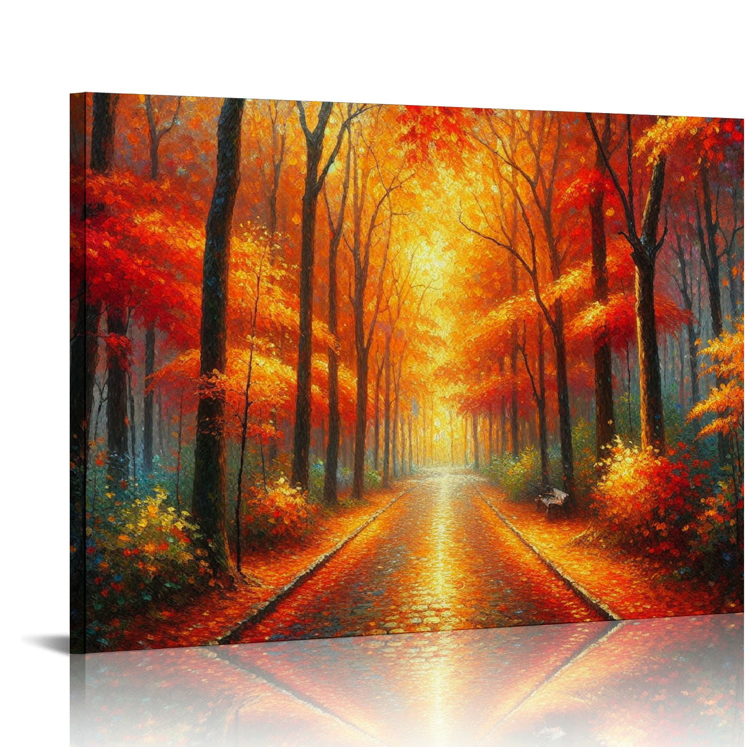 Shangniulu Forest Wall Art Decor Painting Pictures Print On Canvas ...