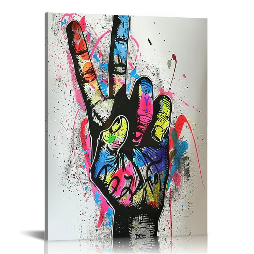 Shangniulu Graffiti Wall Art Colorful Wall Art Graffiti Art Graffiti ...