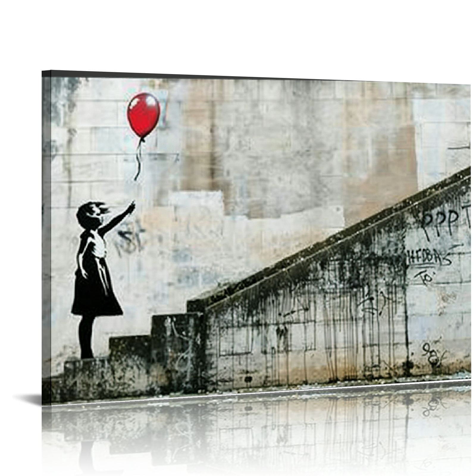 Shangniulu Graffiti Wall Art Colorful Decor Pop Art Wall Decor Graffiti ...