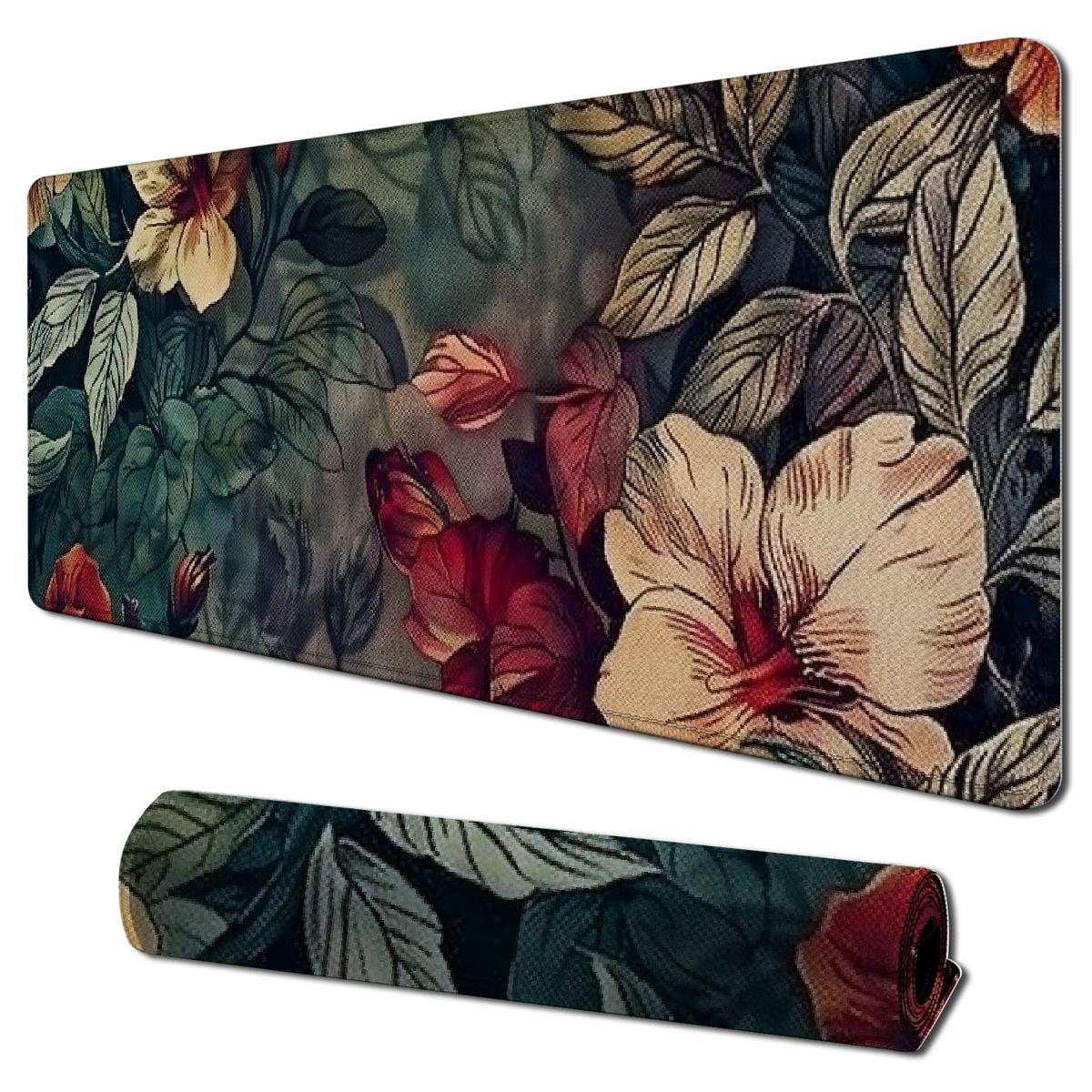 Shangniulu Large Gaming Mouse Pad Plus a Coasters + Cable Clips, Dark ...