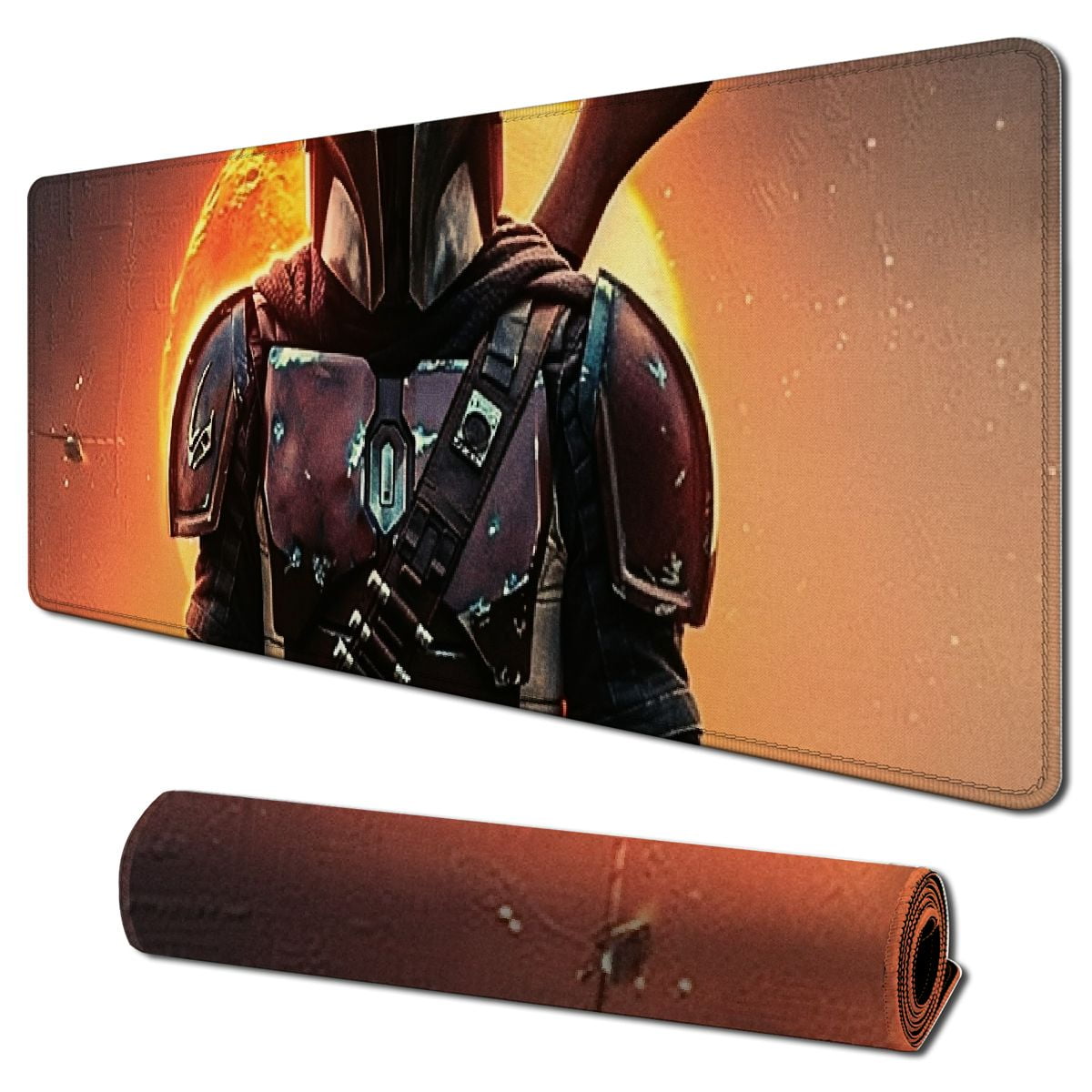 Shangniulu Mandalorian Large Mouse Pad, Extended Gaming Mousepad XL ...