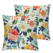 Phantoscope Outdoor & Indoor Cushion Sets, Waterproof Floral Pillow ...
