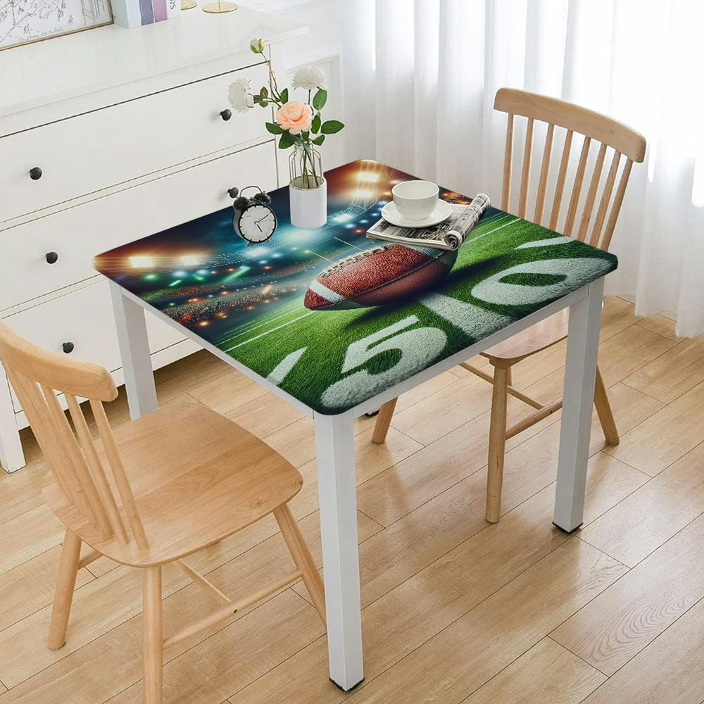 Shangniulu Sports Square Table Cover, American Football Ball Warm ...