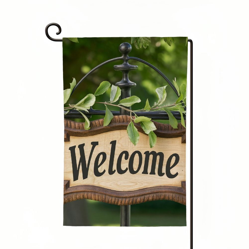 Shangniulu Spring Garden Flags Double Sided Spring Floral Welcome ...