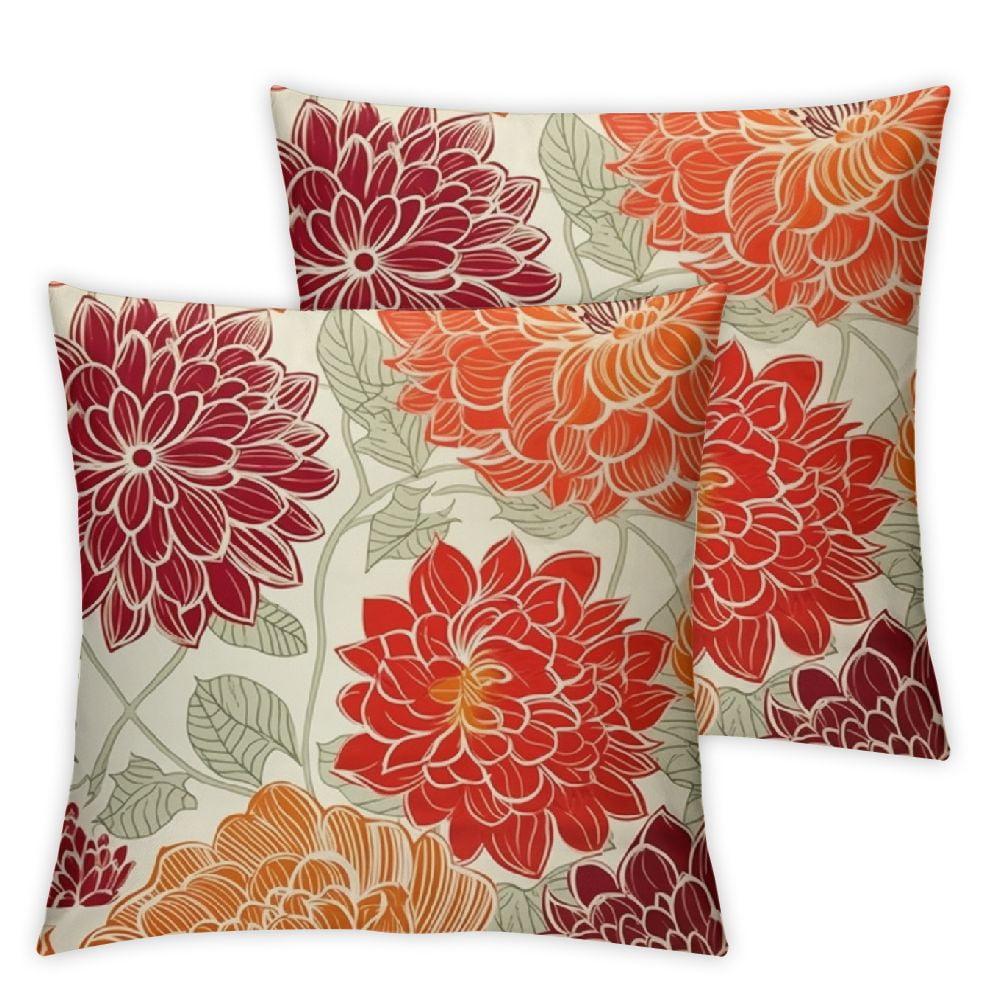Shangniulu Spring Pillows Decorative Throw Pillow Covers Set of 2 ...