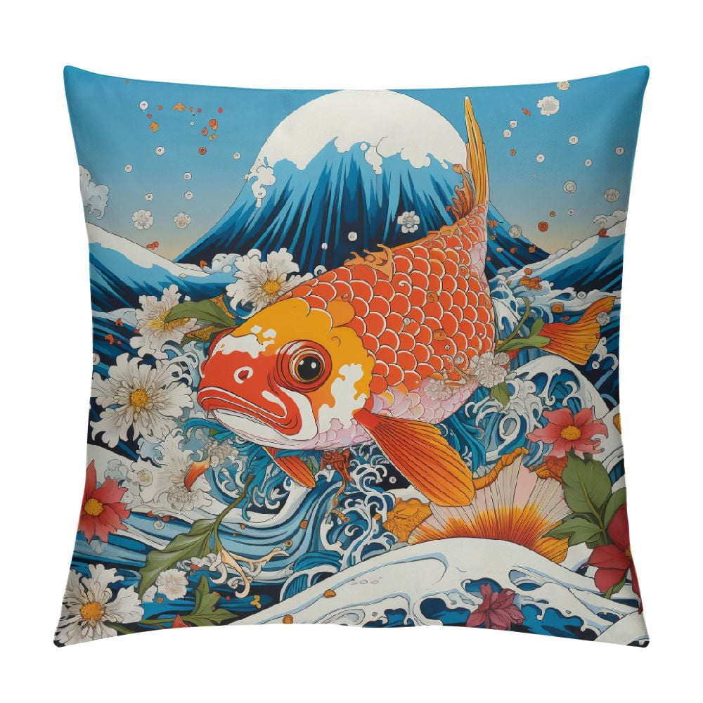 Shangniulu Square Throw Pillow Covers Beautiful Mountains Landscape ...