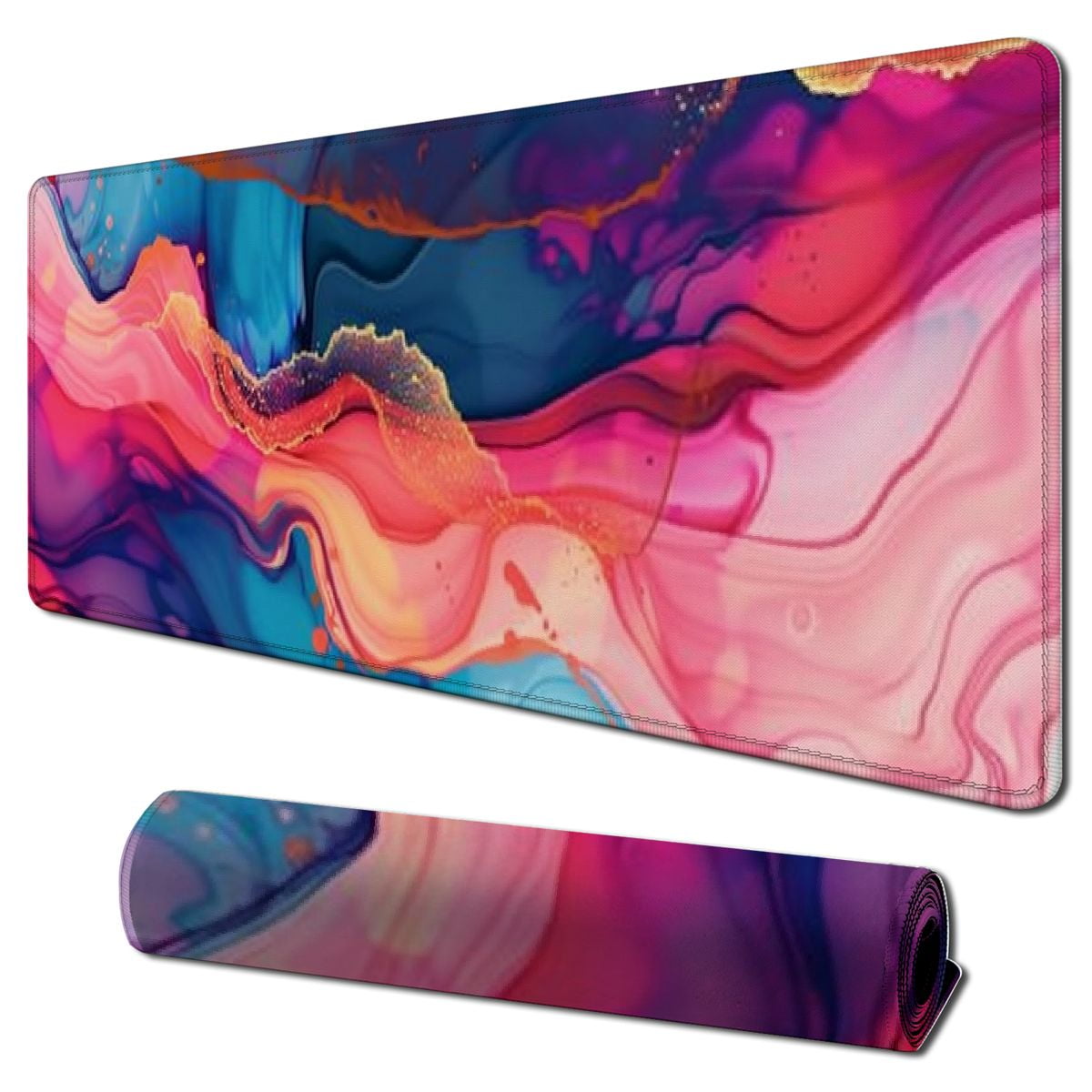 Shangniulu Watercolor Marble Gaming Mouse Pad - Marble Design Mouse Pad ...