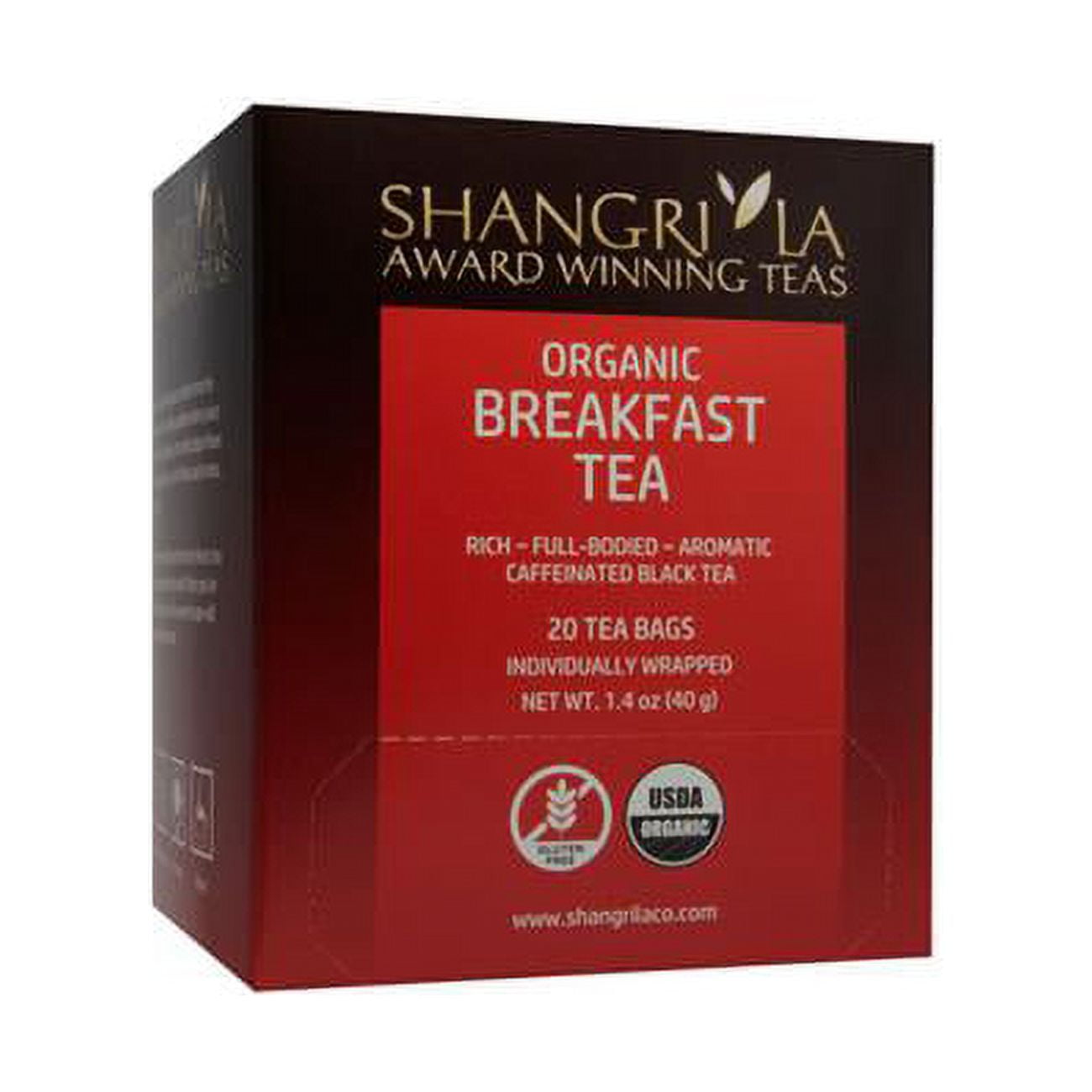 Shangri-La Tea 7108BX Organic Breakfast Black Tea - Walmart.com
