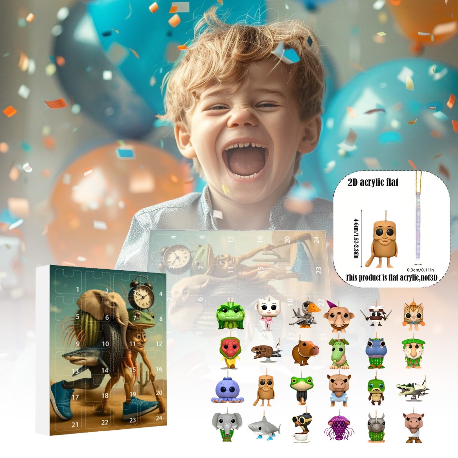 Shanhaijing Acrylic Countdown Pendant Blind Box â Mythical Creature ...