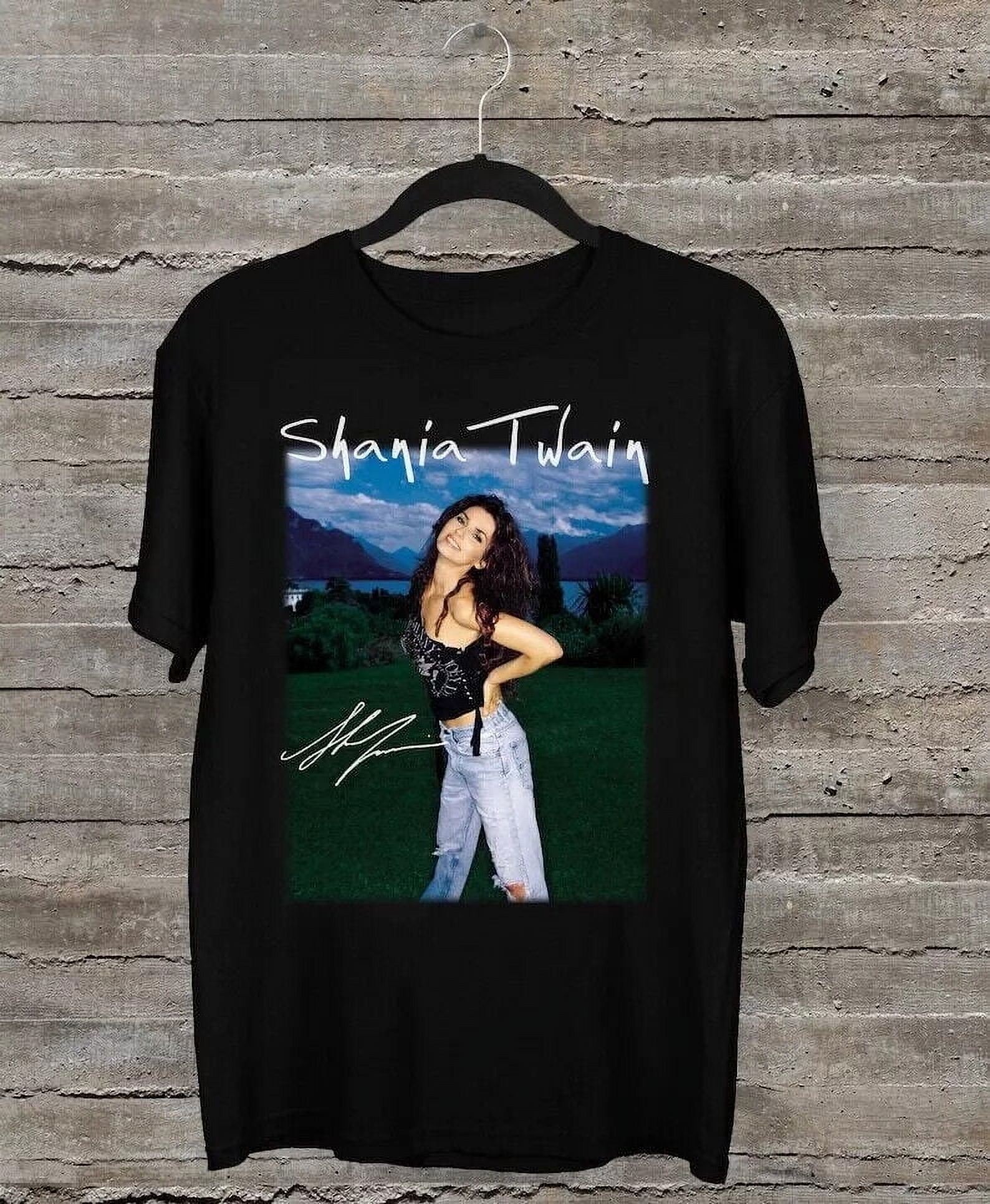 Shania Twain Signature Cotton Unisex Shirt Black All size S-345XL ...