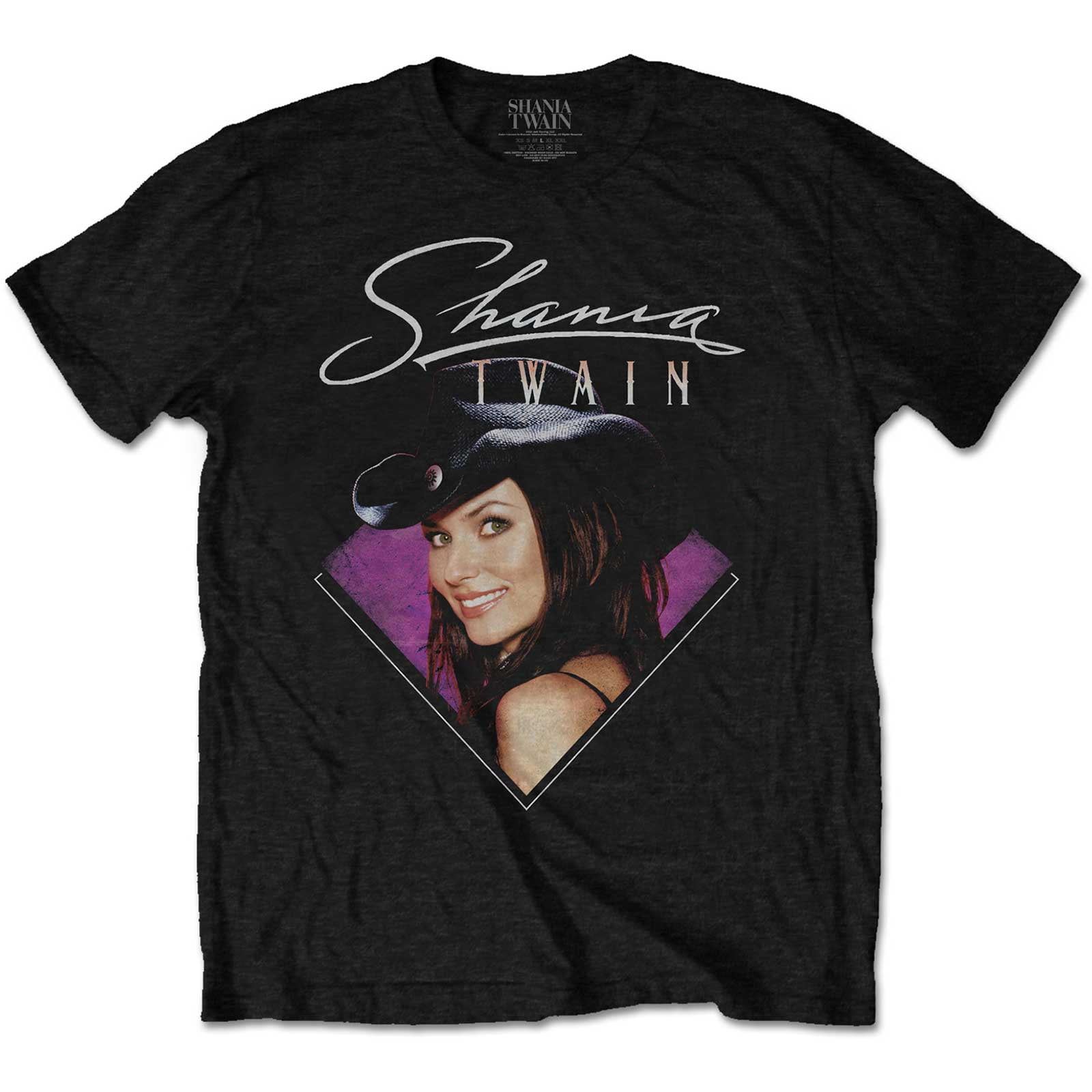 Rock Off Shania Twain Unisex T-Shirt, Purple Photo, Soft Cotton Jersey ...