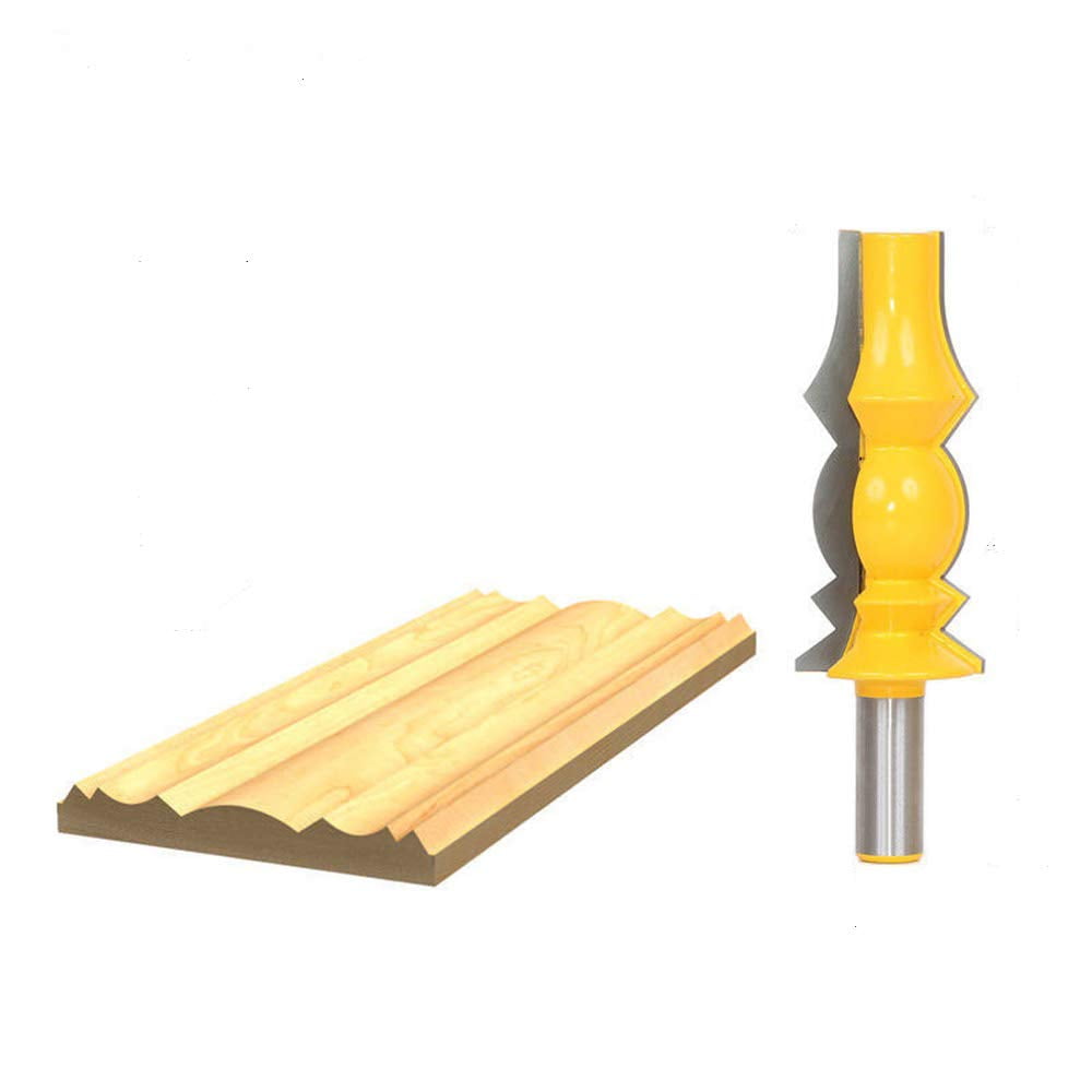 Shank Crown Molding Router Bit, Corner Rounding Edge-Forming Roundover ...