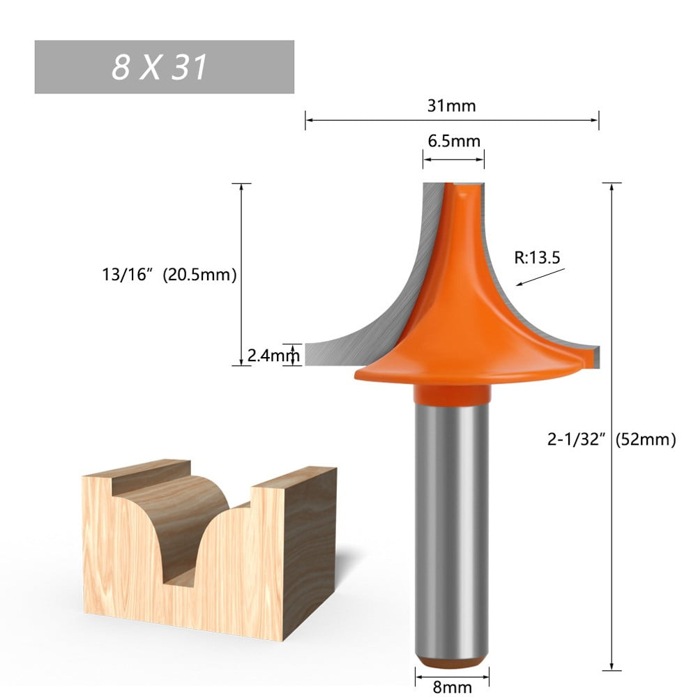 Shank Engraving Milling Cutter End Mill Woodworking Plunging Cleaning ...