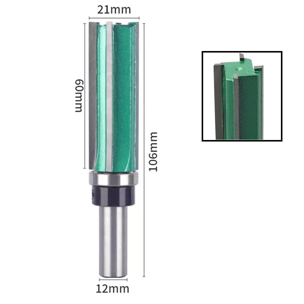 Shank Router Bit Power Milling Cutter Spare Parts Tool Woodworking 8mm ...