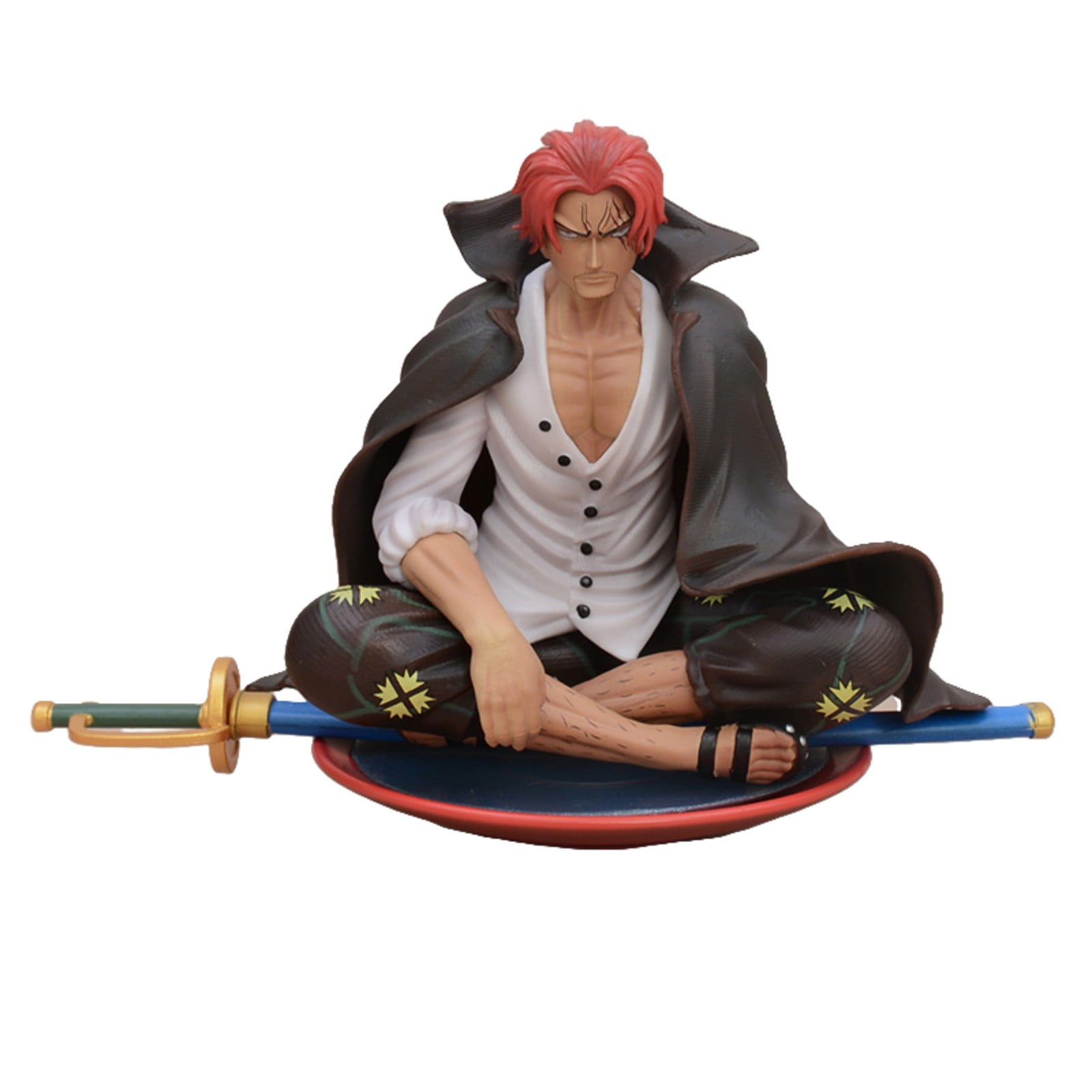 Shanks "Drink in Hand" Statue | 1/10 Scale PVC Figure with Red Hair ...