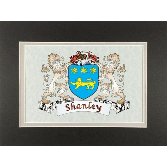Shanley Irish Coat of Arms Print - Frameable 9" x 12" - Walmart.com