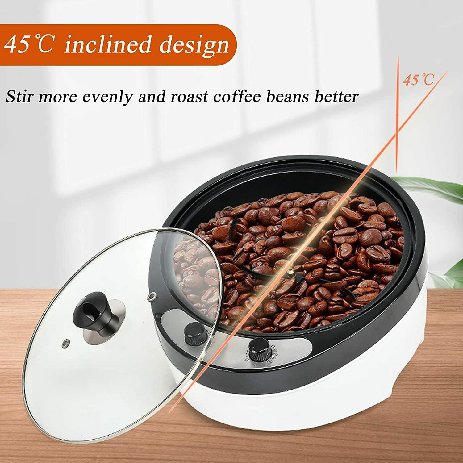 Shanna 800W Electric Coffee Roaster Machine Coffee Bean Roaster for ...