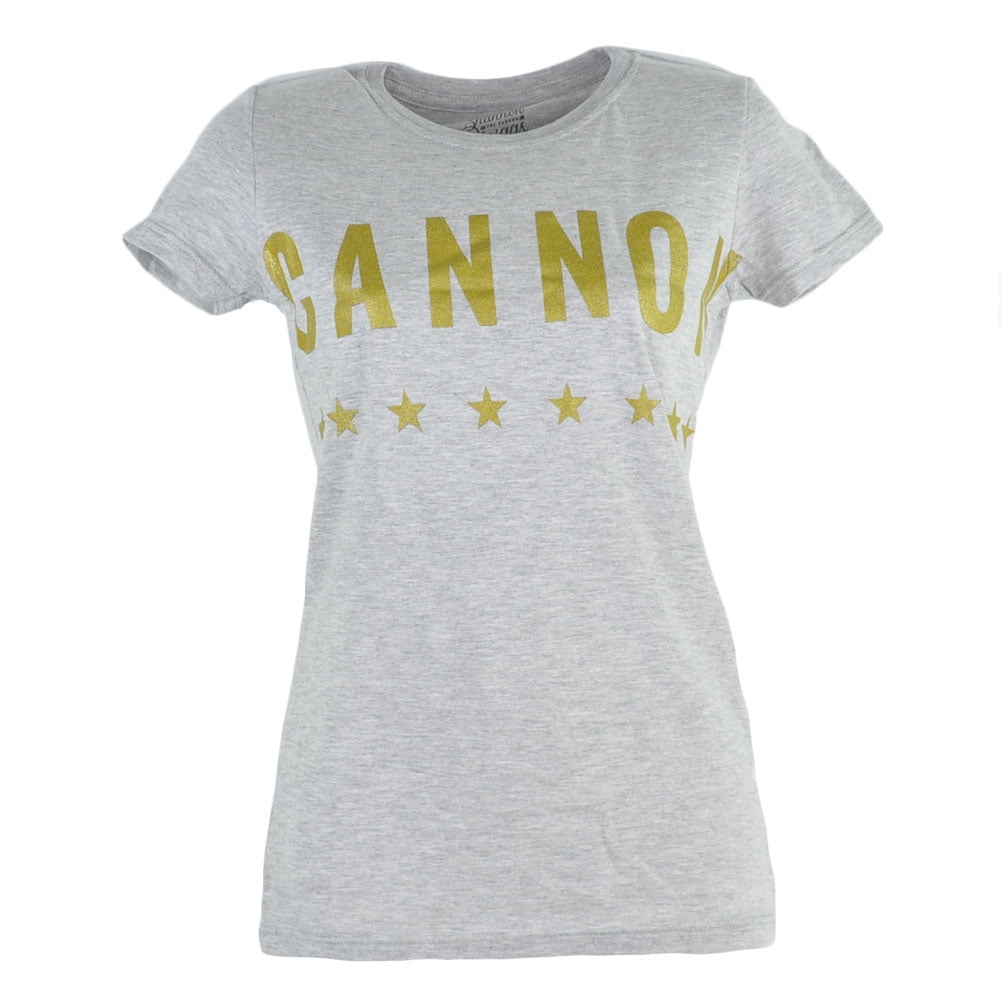 Shannon Briggs The Cannon Lets Go Champ Womens Tshirt Tee Boxer Gray ...