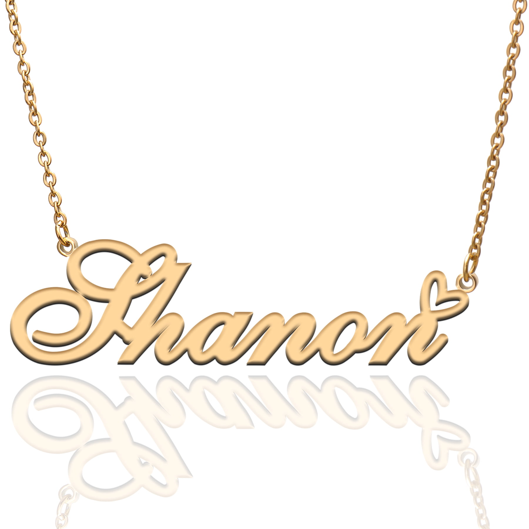 Shannon Custom Name Necklace Customized Personalized Plated Name ...