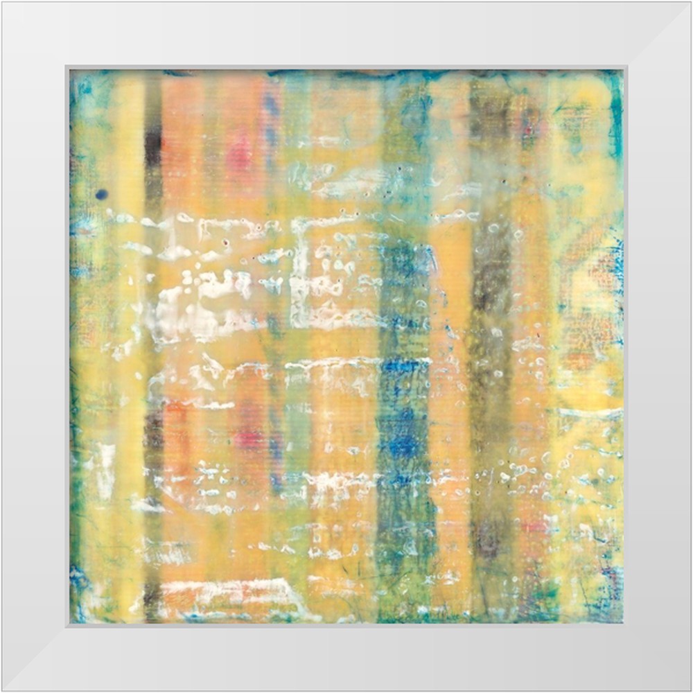Shanti, Shima 15x15 White Modern Wood Framed Museum Art Print Titled ...