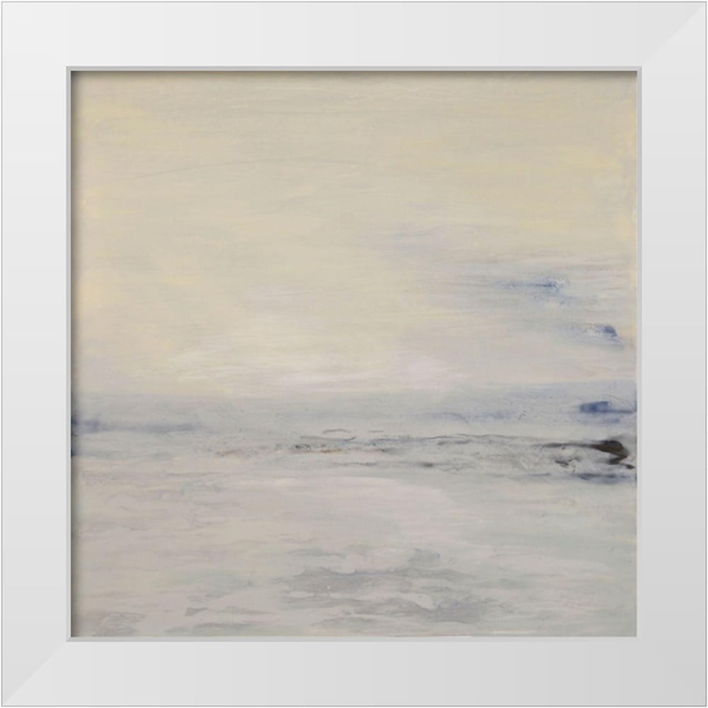 Shanti, Shima 15x15 White Modern Wood Framed Museum Art Print Titled ...
