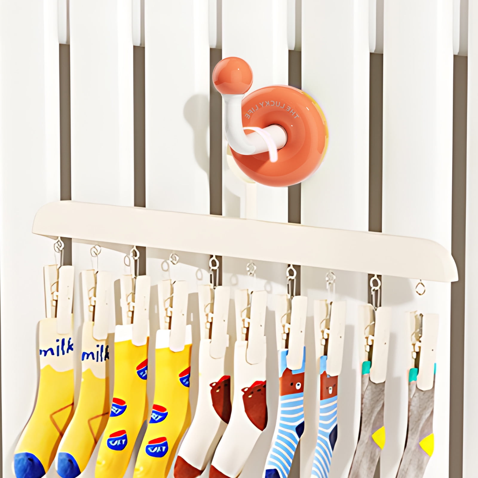 ShaoXinWan Dopamine Radiator Tube Hook Clothes Rack - Special Drying ...