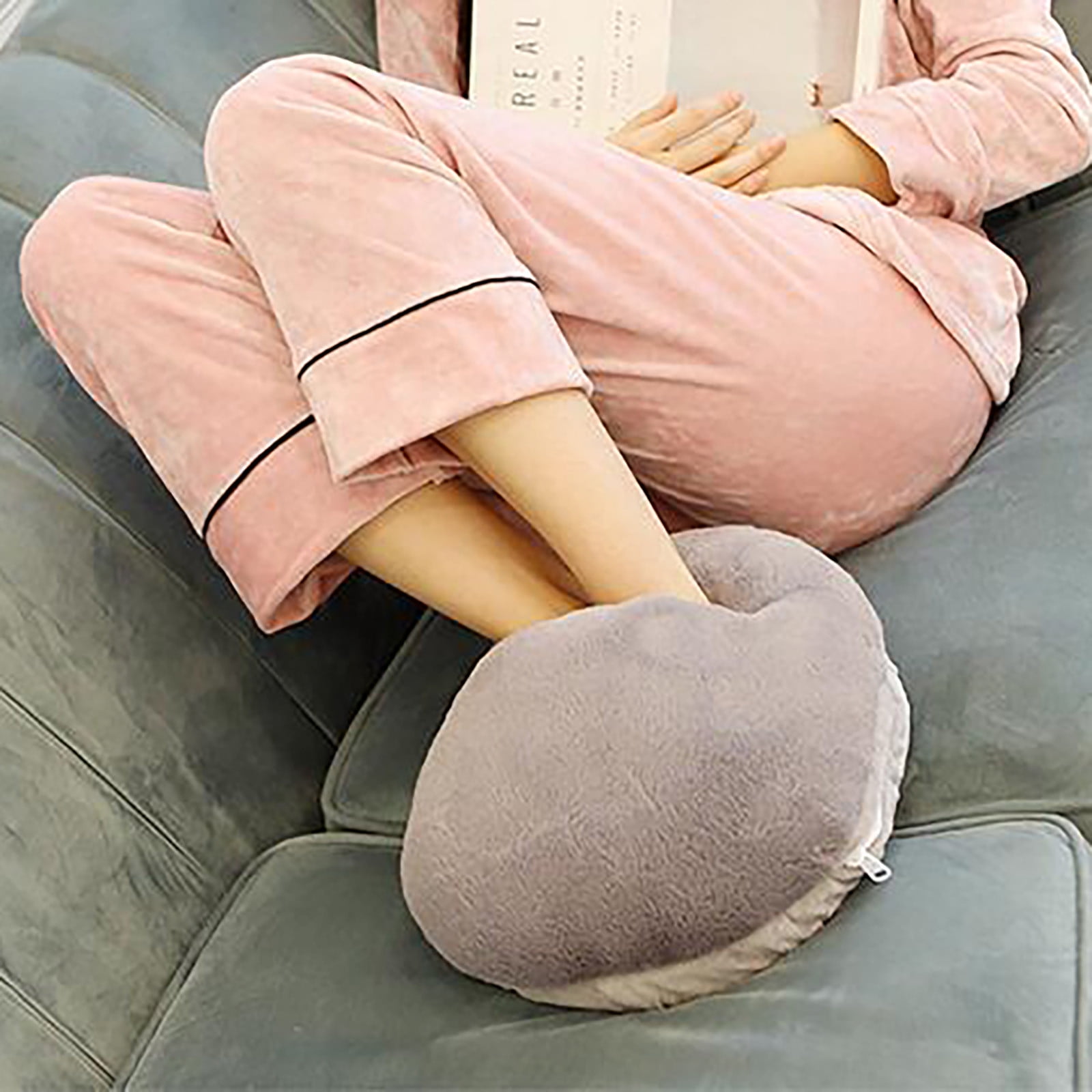 ShaoXinWan Foot Heated Warmer Slippers Portable Feet Warmers With ...