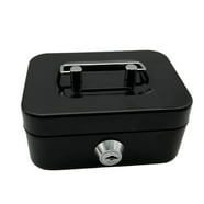 SkyAuks Lock Box, Steel Mini Piggy Bank Safe Box with Key Lock for Kids ...
